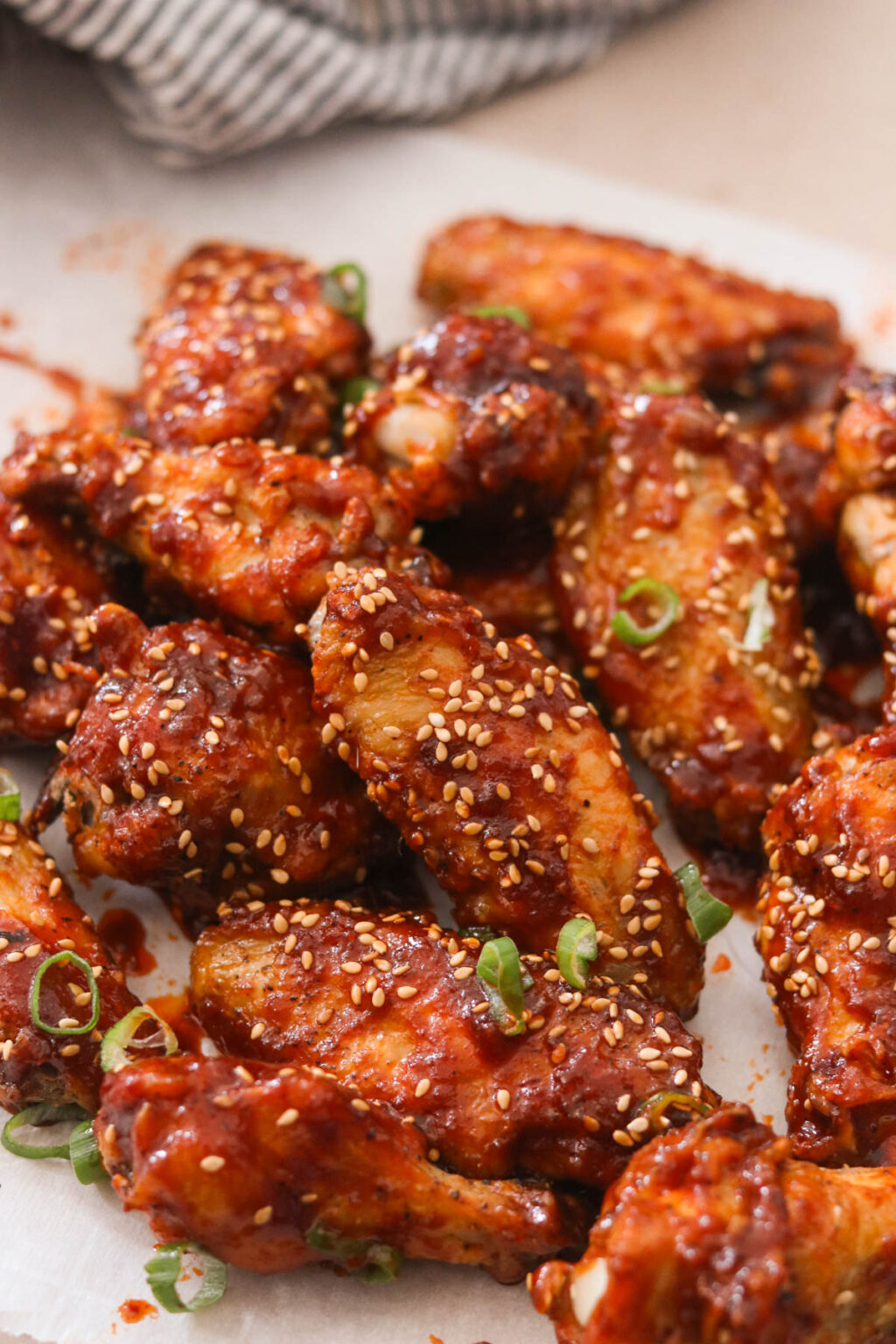 Crispy Gochujang Chicken Wings Recipe | What Great Grandma Ate