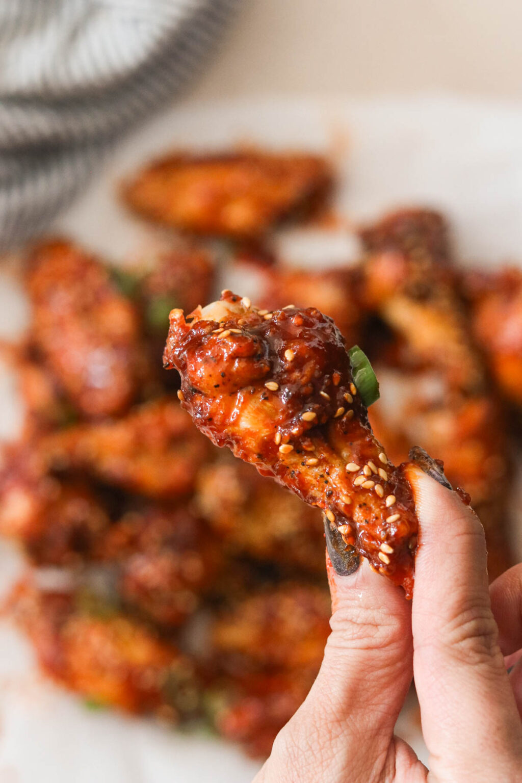 Crispy Gochujang Chicken Wings Recipe | What Great Grandma Ate