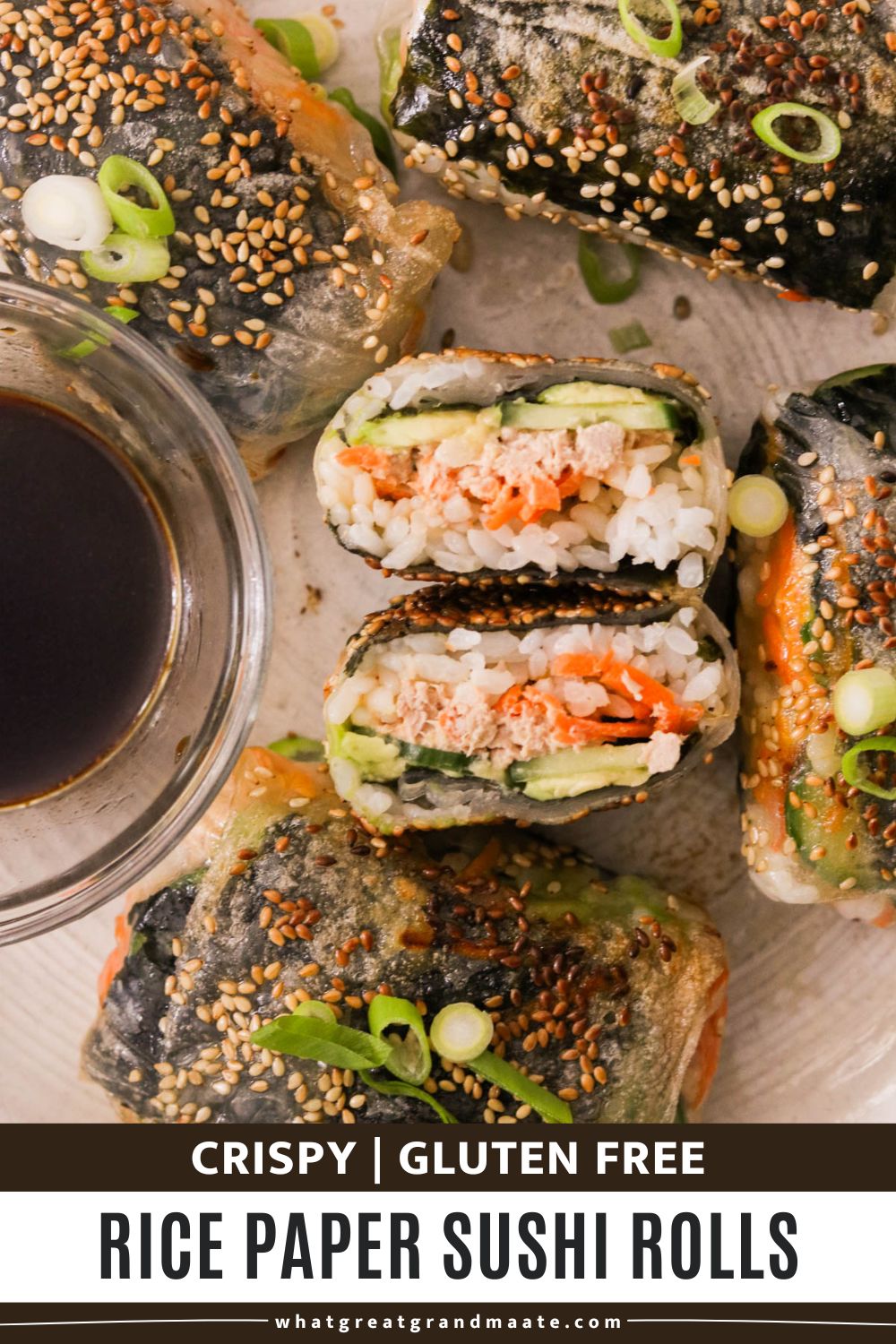 Rice Paper Sushi Rolls (Crispy, Easy & Gluten-Free) | What Great ...