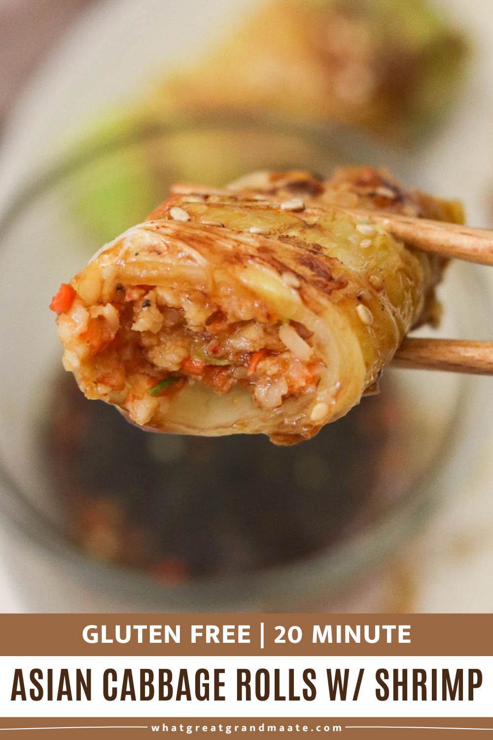 Asian Cabbage Rolls with Shrimp (20 Minutes!) – What Great Grandma Ate