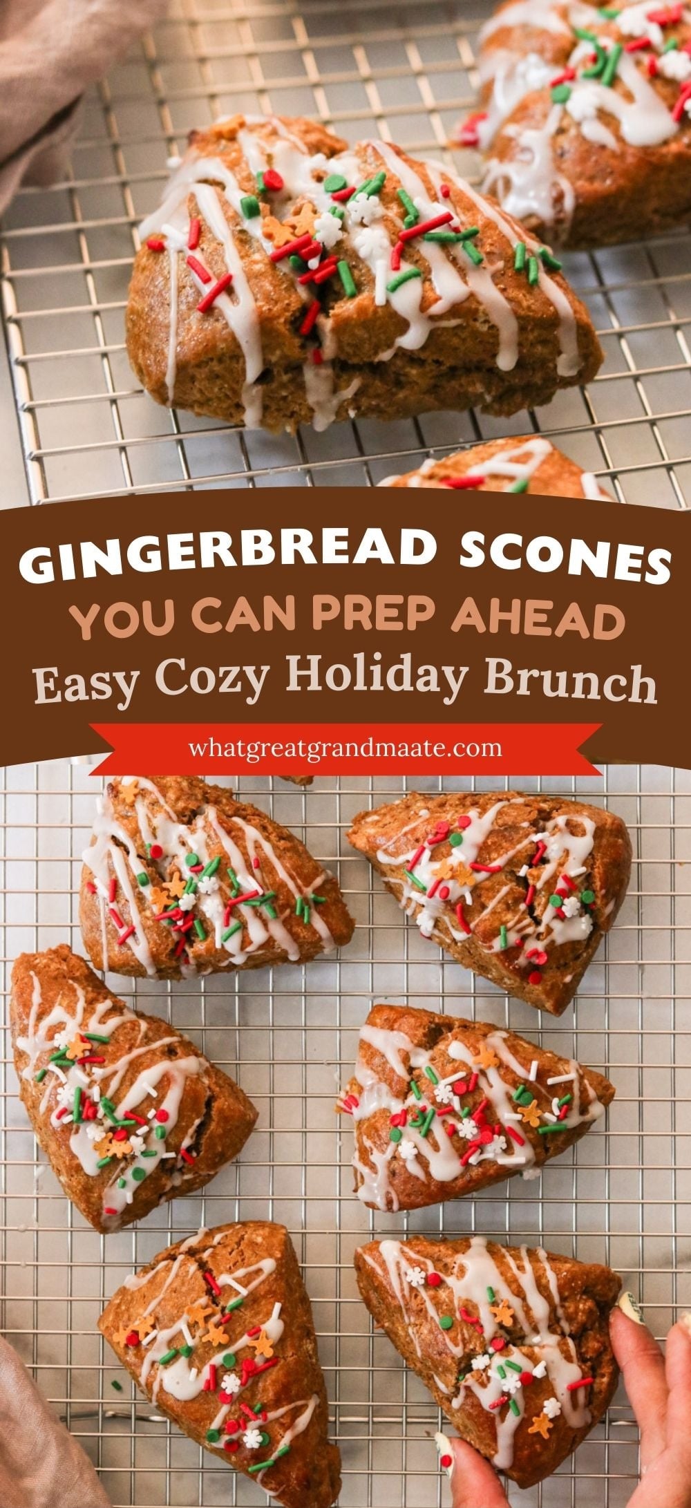 The Best Gingerbread Scones (Gluten-Free) | What Great Grandma Ate