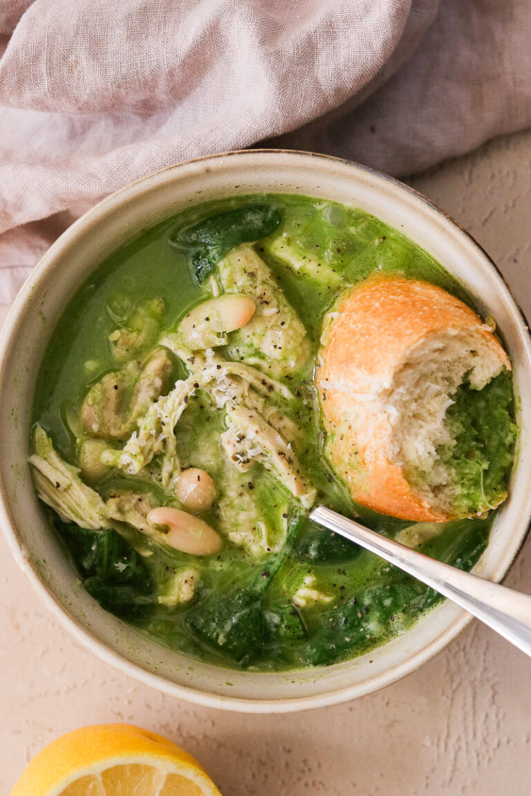 One-Pot Creamy Chicken and White Bean Soup | What Great Grandma Ate