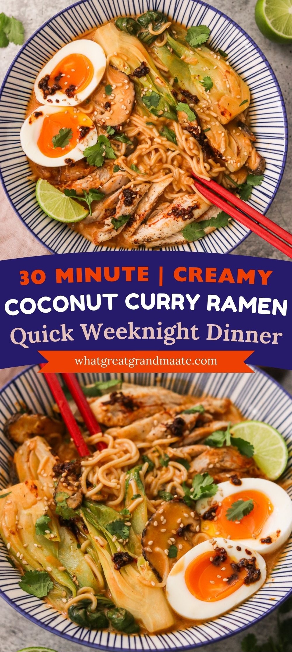 Creamy Coconut Curry Ramen (Gluten-Free) | What Great Grandma Ate